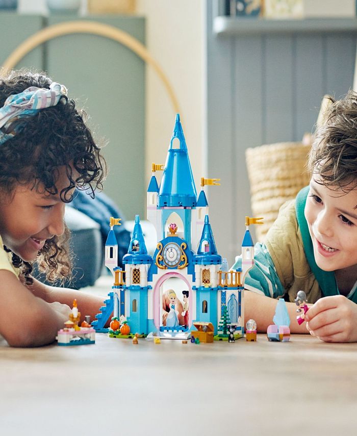 LEGO® Disney 43206 Cinderella and Prince Charming Castle Toy Minifigure ...