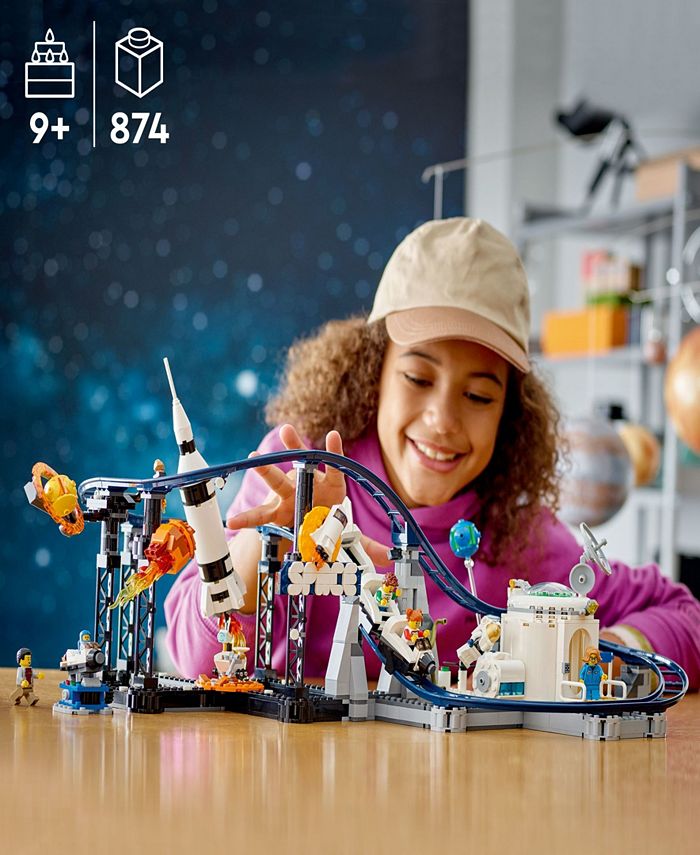 LEGO® Creator 31142 3-in-1 Space Roller Coaster Toy Action Building Set ...