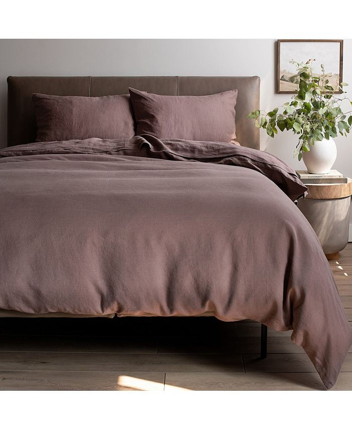 Bokser Home 100% French Linen Duvet Cover - Macy's