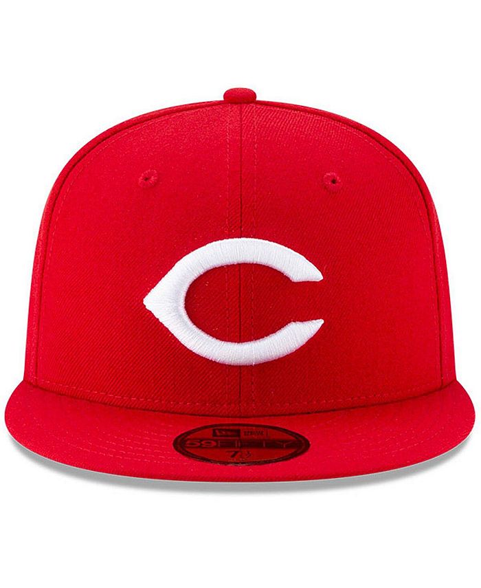 New Era Men's Red Cincinnati Reds 1990 World Series Wool 59FIFTY Fitted ...