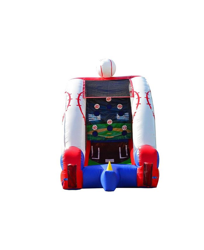 Jumporange Inflatable Baseball Game (with Blower, Bat, and Balls), Kids ...