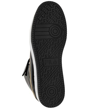 Fila Men's A-High Patent Leather High Top Casual Sneakers from Finish ...