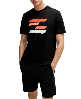 BOSS by Hugo Boss Men's Flag-Inspired Artwork T-shirt - Macy's