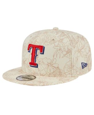 Men's New Era Cream Texas Rangers Spring Training Leaf 9FIFTY Snapback ...