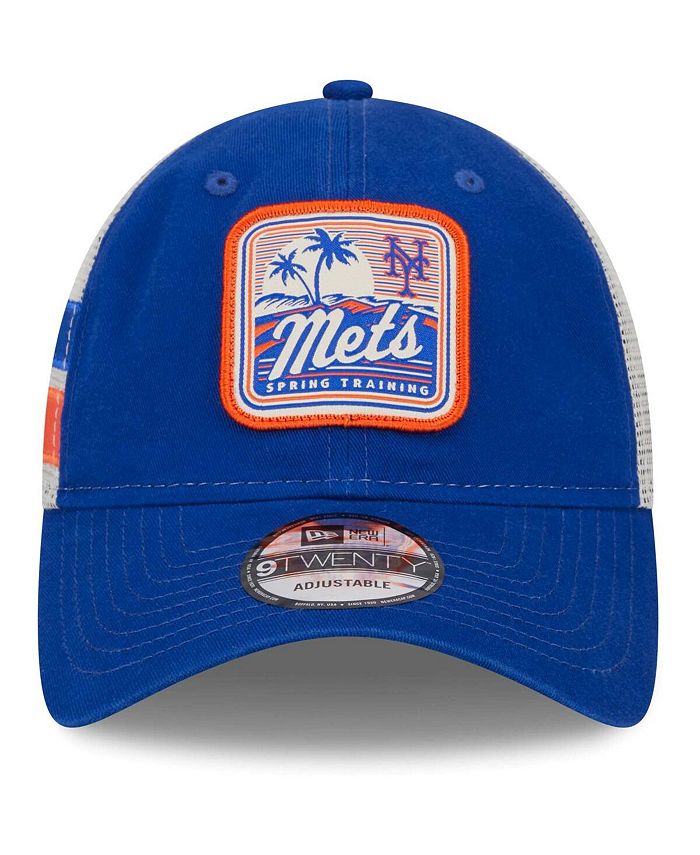 New Era Men's Royal, White New York Mets Spring Training Striped ...