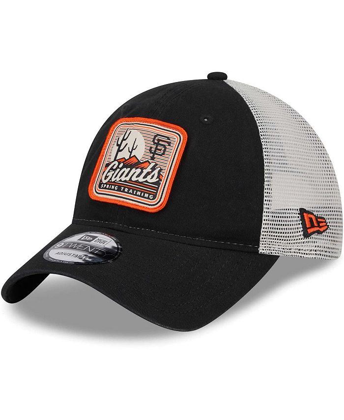 New Era Men's Black, White San Francisco Giants Spring Training Striped ...