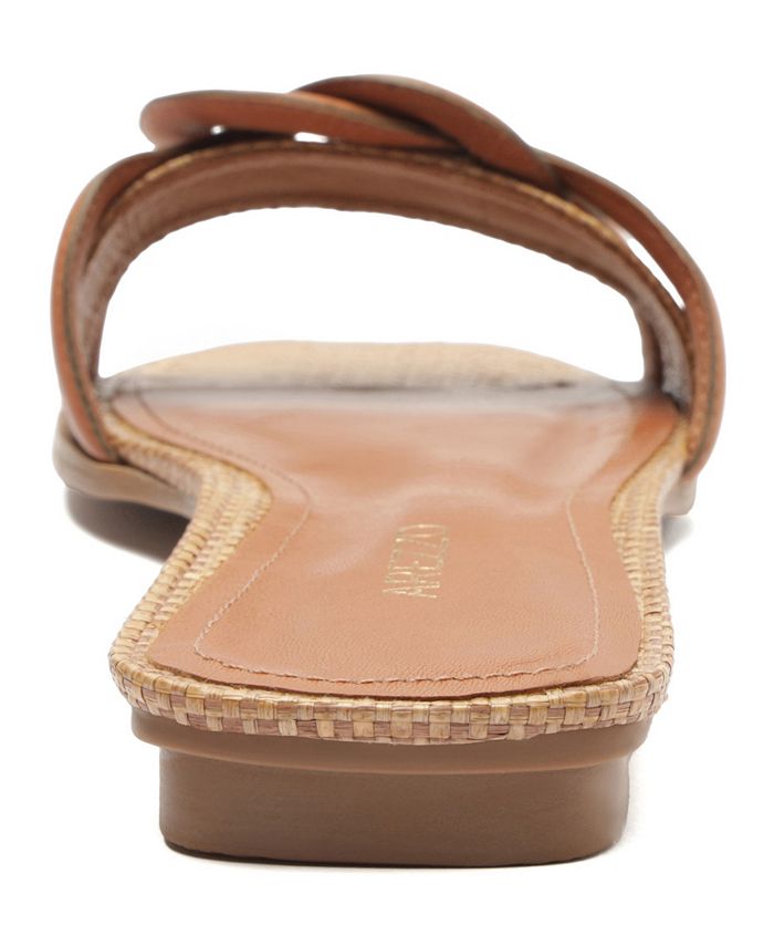 Arezzo Women's Sloane Flat Slide Sandals - Macy's