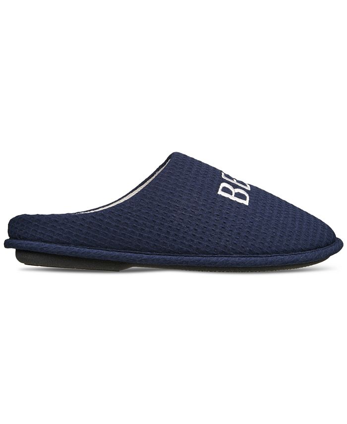 Club Room Men's Best Dad Embroidered Slippers, Created for Macy's - Macy's