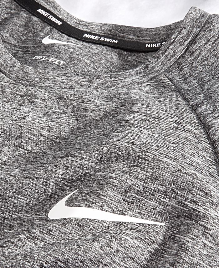 Nike Men's Hydroguard Dri-FIT Stretch UPF 40+ Heather Rash Guard - Macy's