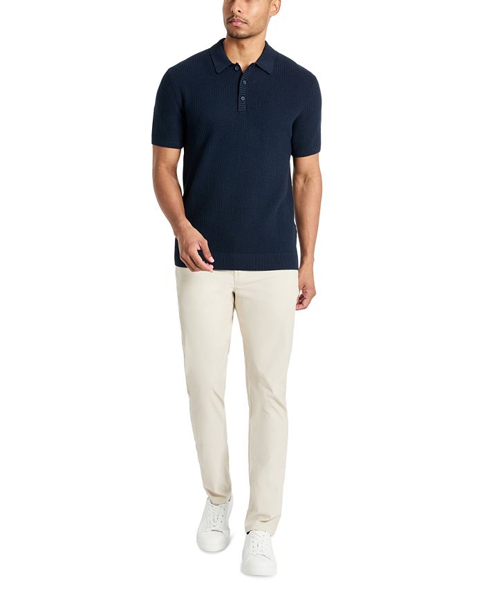 Kenneth Cole Men's Lightweight Knit Polo - Macy's