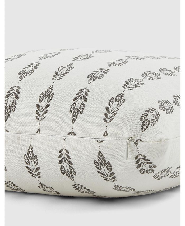 ienjoy Home Leaves Line Patterns Decorative Pillow, 20" x 20" - Macy's