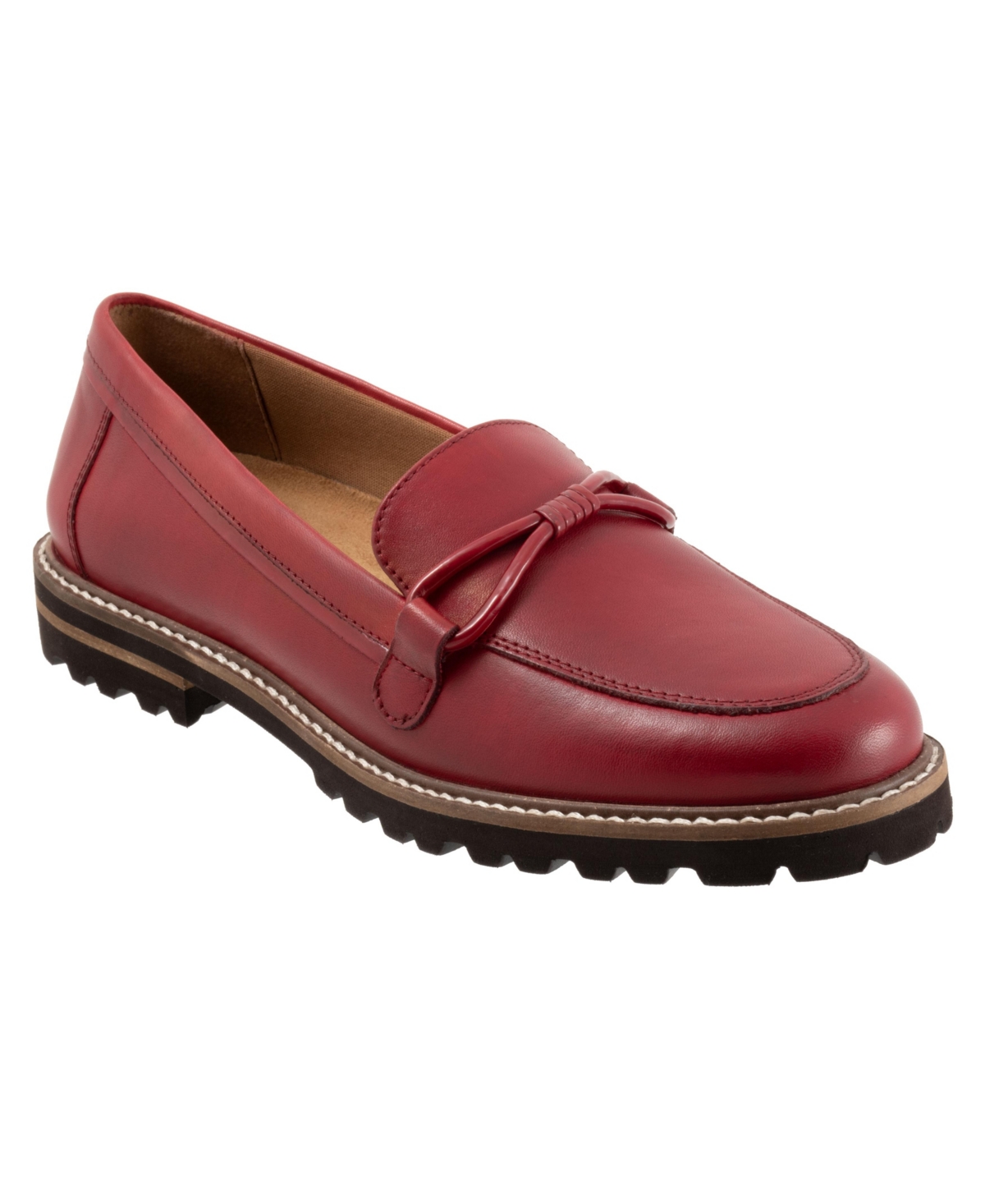 Click here for Trotters Fiora Flat - Red prices