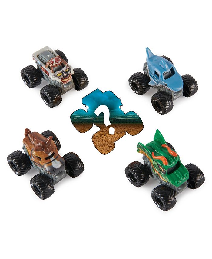 Monster Jam Mini 5-Pack with Mystery Collectible Monster Truck, 1:87 ...