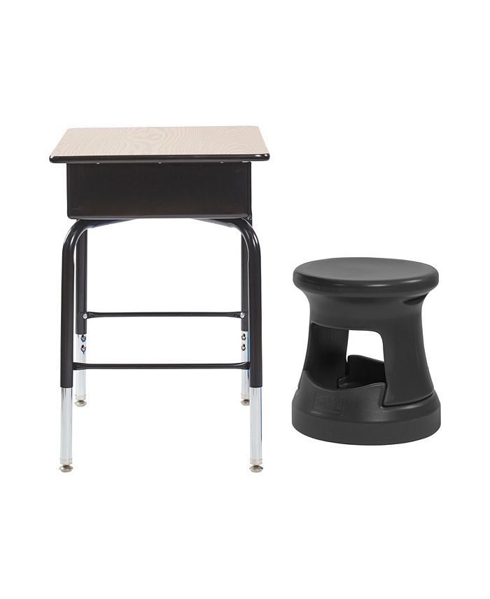 ECR4Kids Storage Wobble Stool, 15in Seat Height, Red/Light Grey - Macy's