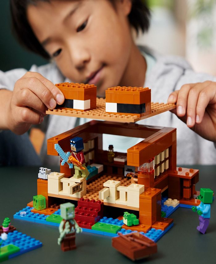 LEGO® Minecraft the Frog House Gaming Toy 21256, 400 Pieces - Macy's