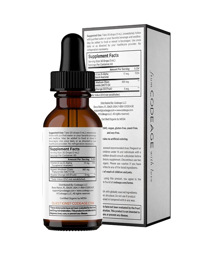 Codeage Liquid Vitamin E+ - Macy's