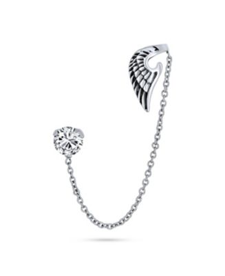 Bling Jewelry Spiritual Guardian Angel Wing Feather Cartilage Ear Lobe ...