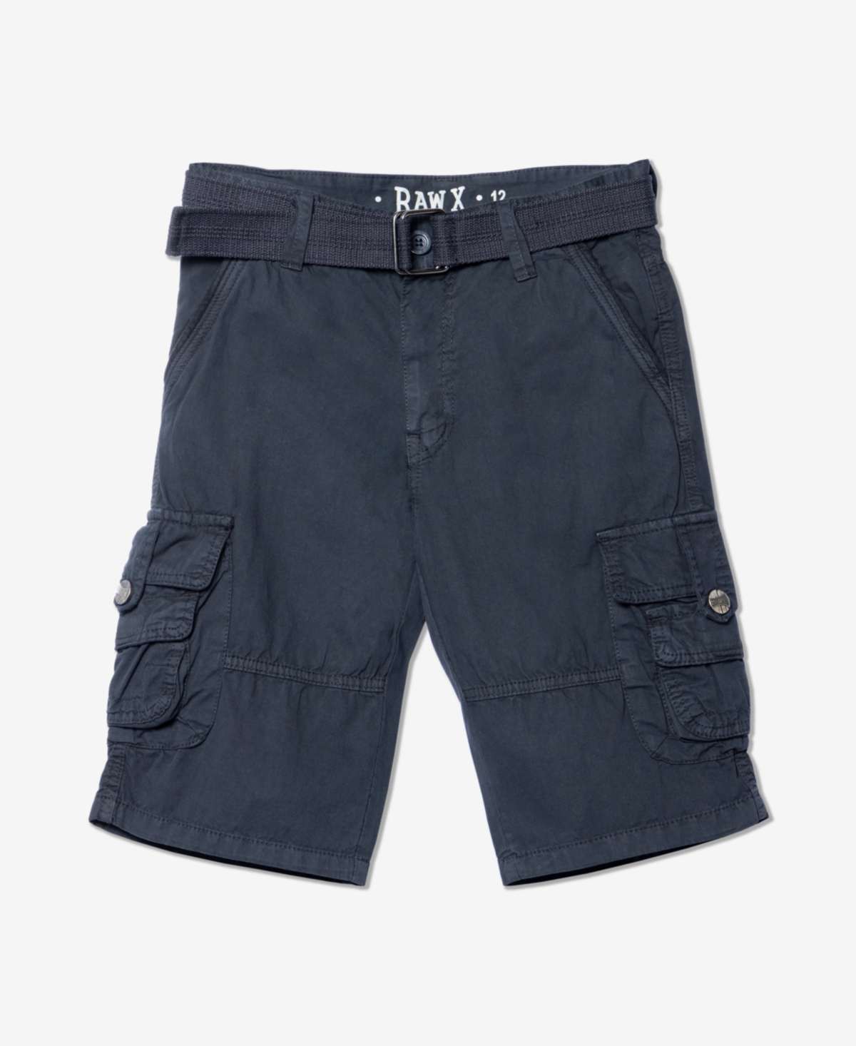 Click here for Boys Belted Twill Cargo Shorts  8-18 - Navy prices