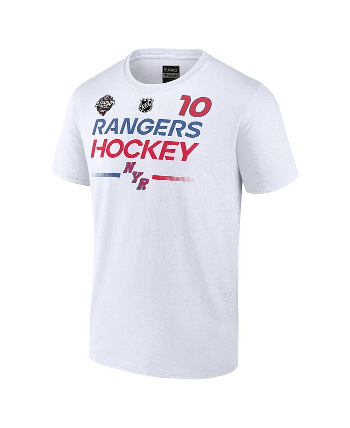 Fanatics Men's Artemi Panarin White New York Rangers 2024 NHL Stadium Series Authentic Pro Name ...