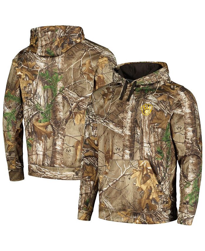 Dunbrooke Men's Camo Milwaukee Brewers Champion Realtree Pullover ...