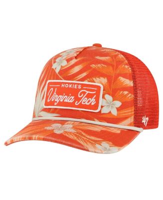 Men's '47 Brand Orange Virginia Tech Hokies Tropicalia Hitch Adjustable ...