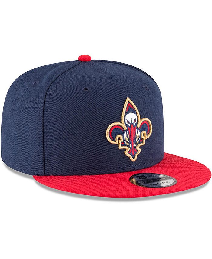 New Era Men's Navy, Red New Orleans Pelicans 2-Tone 9FIFTY Adjustable ...