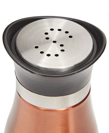 Circleware Cafe Contempo Copper and Glass 2 Pc Salt and Pepper - Macy's