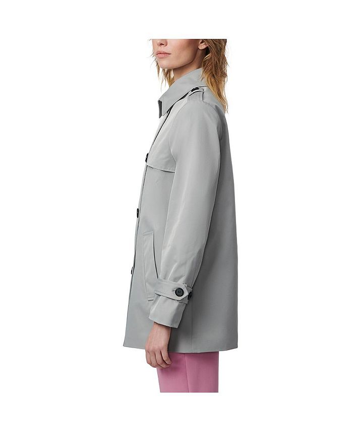 Bernardo Short Swing Trench Coat - Macy's