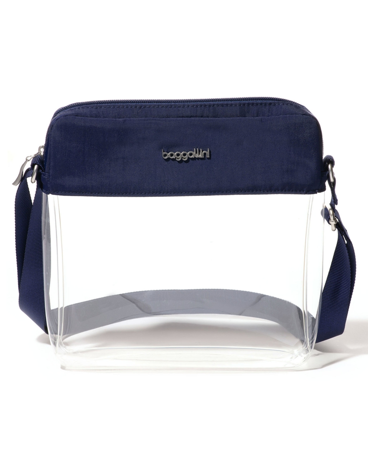 Click here for Baggallini Clear Stadium Crossbody - Dark Blue prices