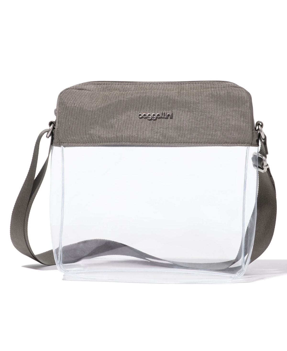 Click here for Baggallini Clear Stadium Crossbody - Sterling Shim... prices