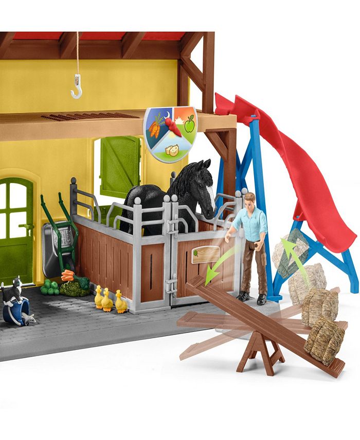 Schleich Farm World Horse Stable Playset - Macy's