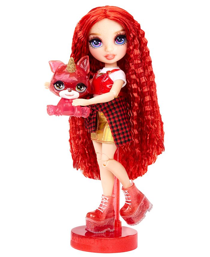 Rainbow High Classic Fashion Doll- Ruby - Macy's