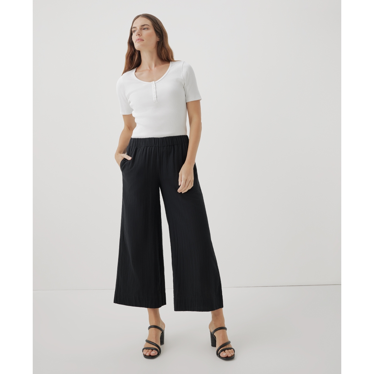 Click here for Pact Womens Organic Cotton Coastal Double Gauze Wi... prices
