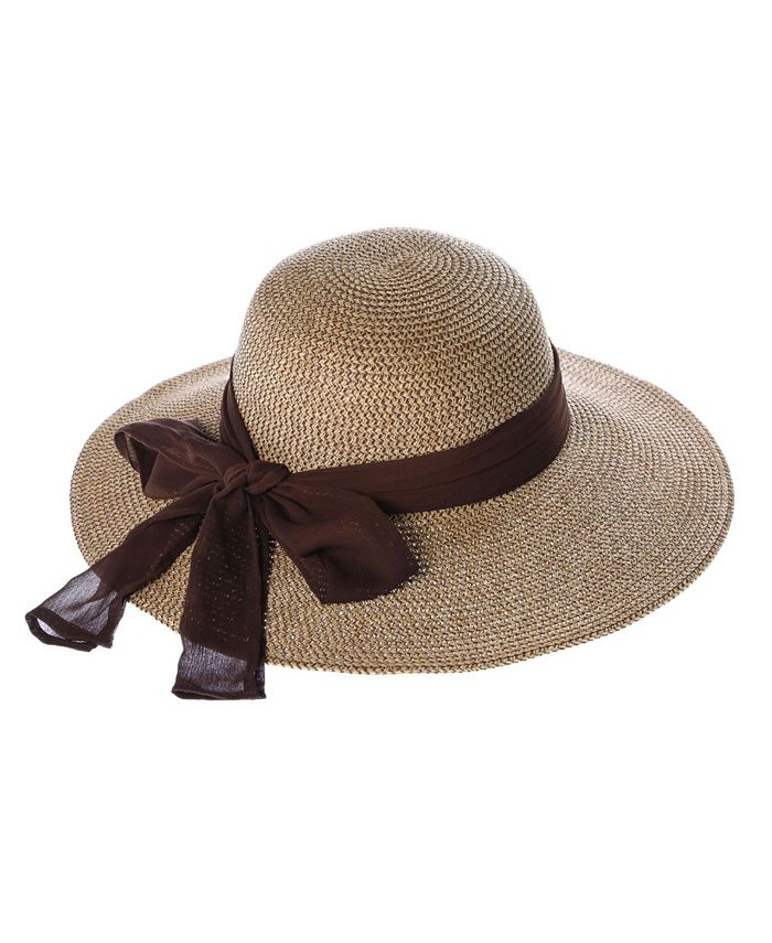 Peter Grimm Corrine Back Bow Polyester Hat - Macy's