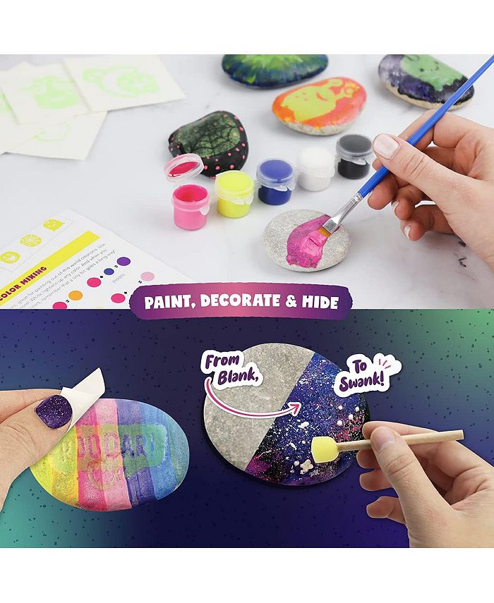 Doodle Hog Glow In The Dark Rock Painting Kit for Kids - Arts and ...