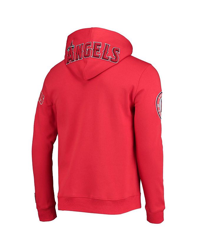 Pro Standard Men's Red Los Angeles Angels Team Logo Pullover Hoodie ...