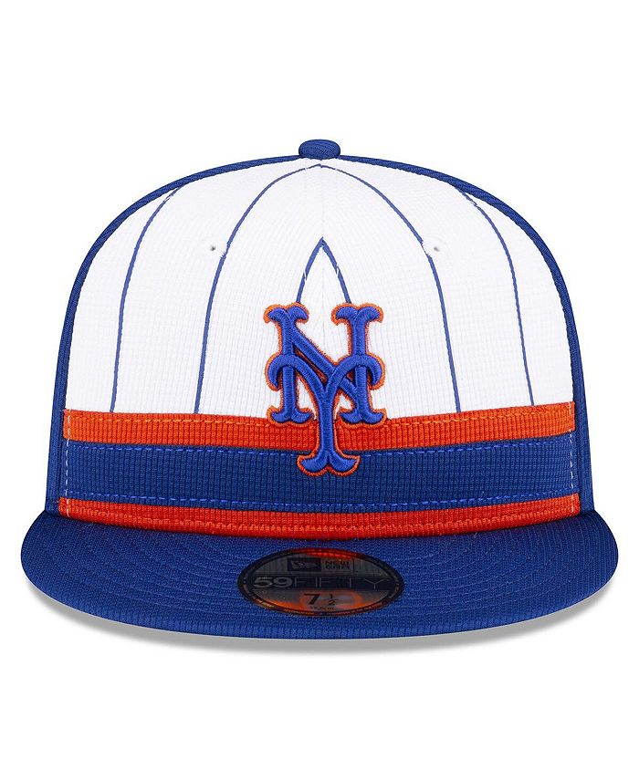 New Era Men's White New York Mets 2024 Batting Practice 59FIFTY Fitted ...