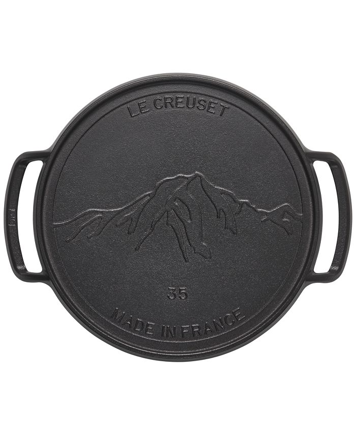 Le Creuset Alpine Outdoor Collection Enameled Cast Iron Pizza Pan - Macy's