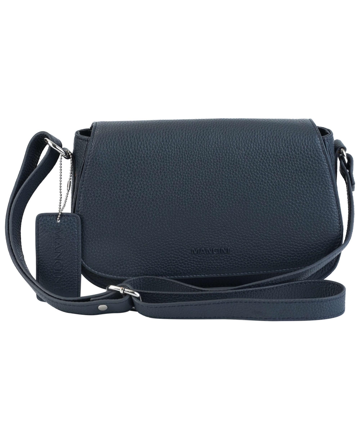 Click here for Mancini Pebbled Isabella Leather Crossbody Handbag... prices