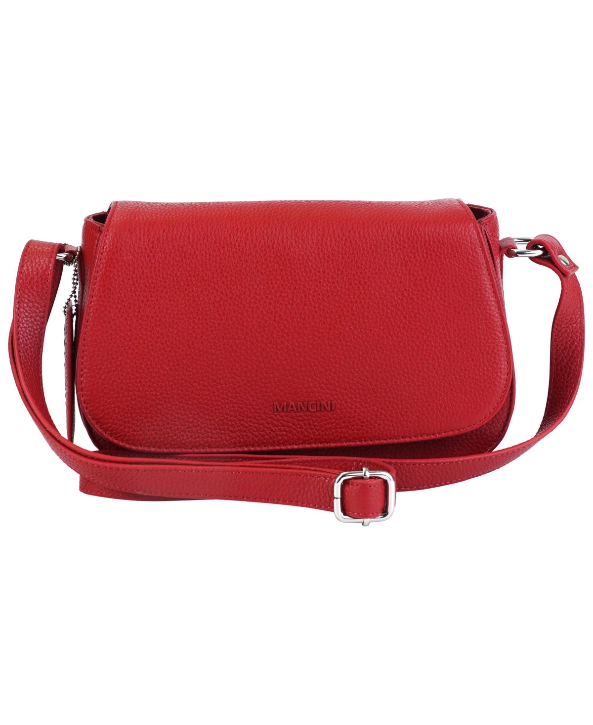 Click here for Mancini Pebbled Isabella Leather Crossbody Handbag... prices