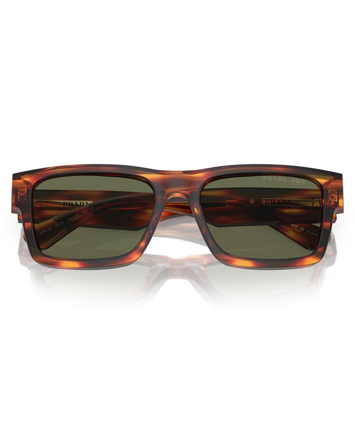 PRADA Rectangular Men's Sunglasses, PR 25ZS - Macy's