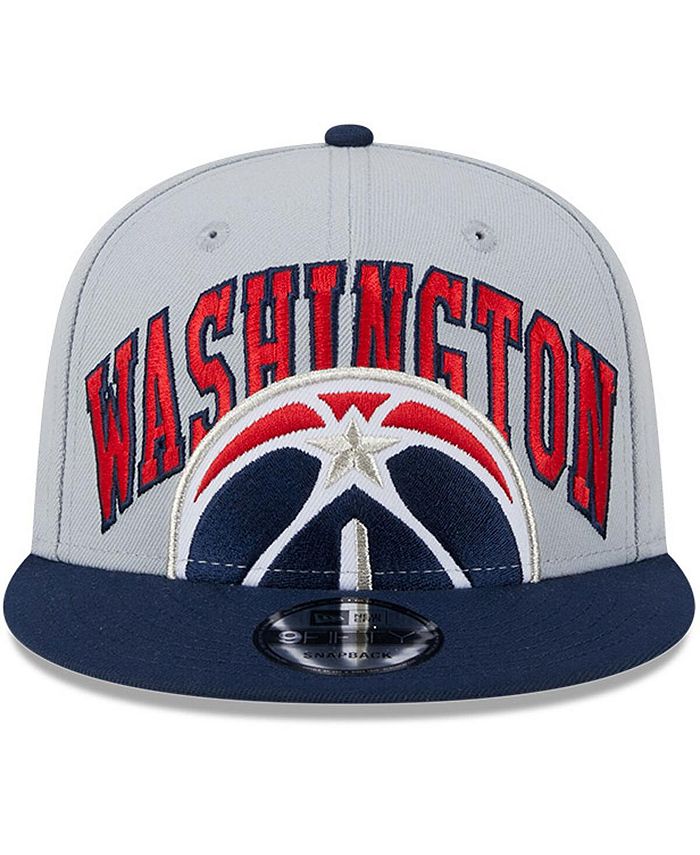 New Era Men's Gray, Navy Washington Wizards Tip-Off Two-Tone 9FIFTY ...