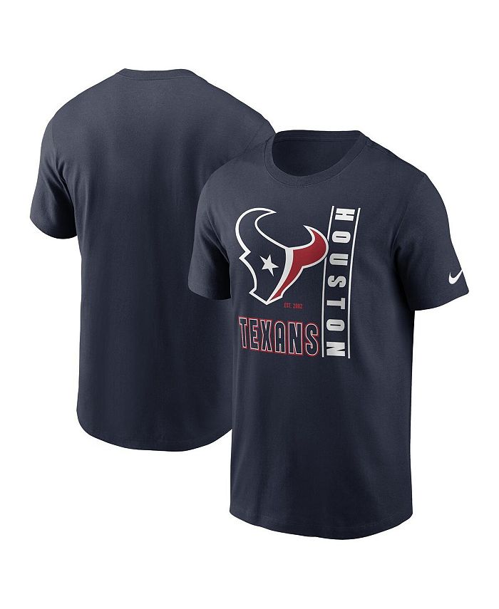 Nike Men's Navy Houston Texans Lockup Essential T-shirt - Macy's