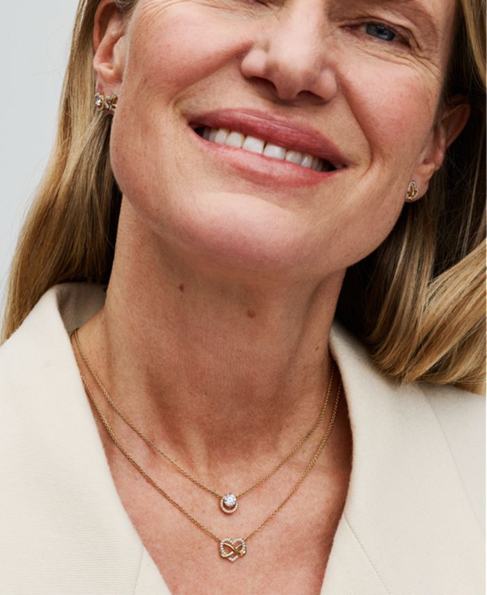 Pandora Sparkling Infinity Heart Collier Necklace - Macy's