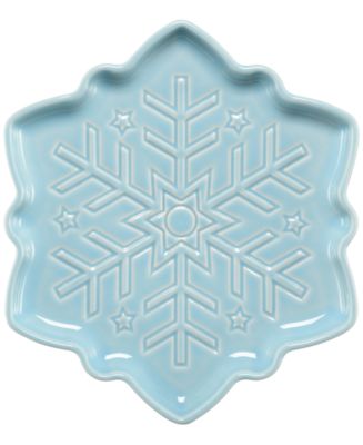 Fiesta Snowflake Shaped Plate, 9" - Macy's