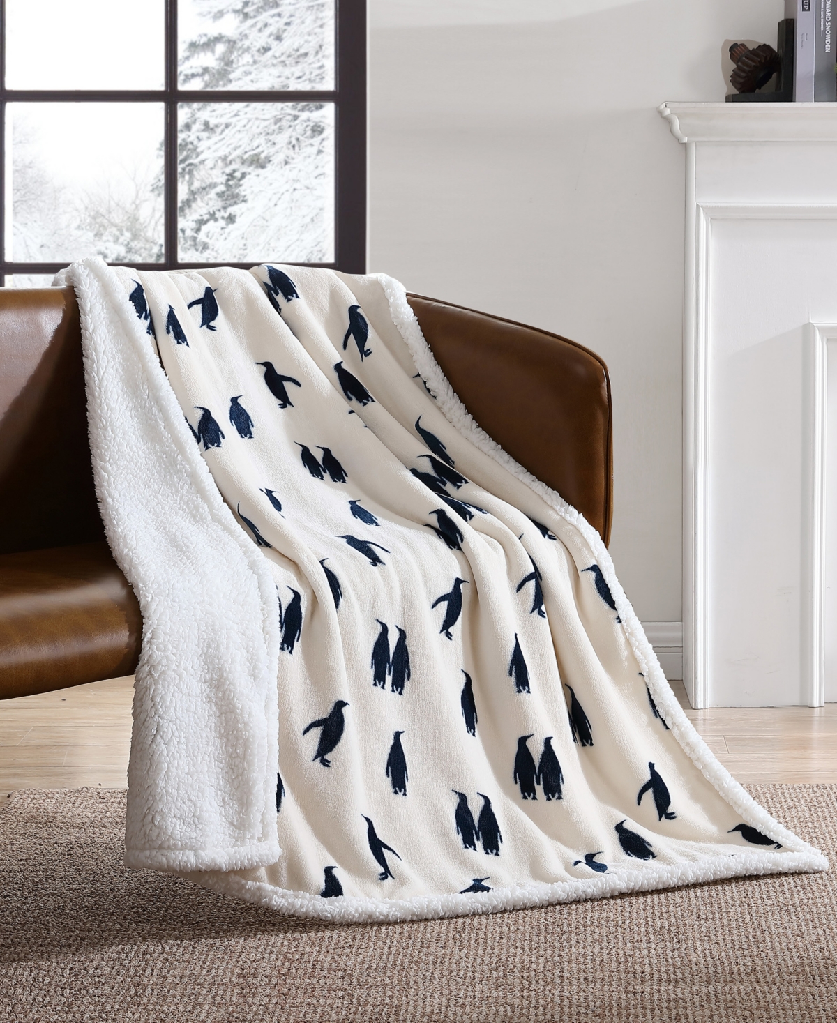 Click here for Eddie Bauer Emperor Penguin Print Sherpa Throw  50... prices