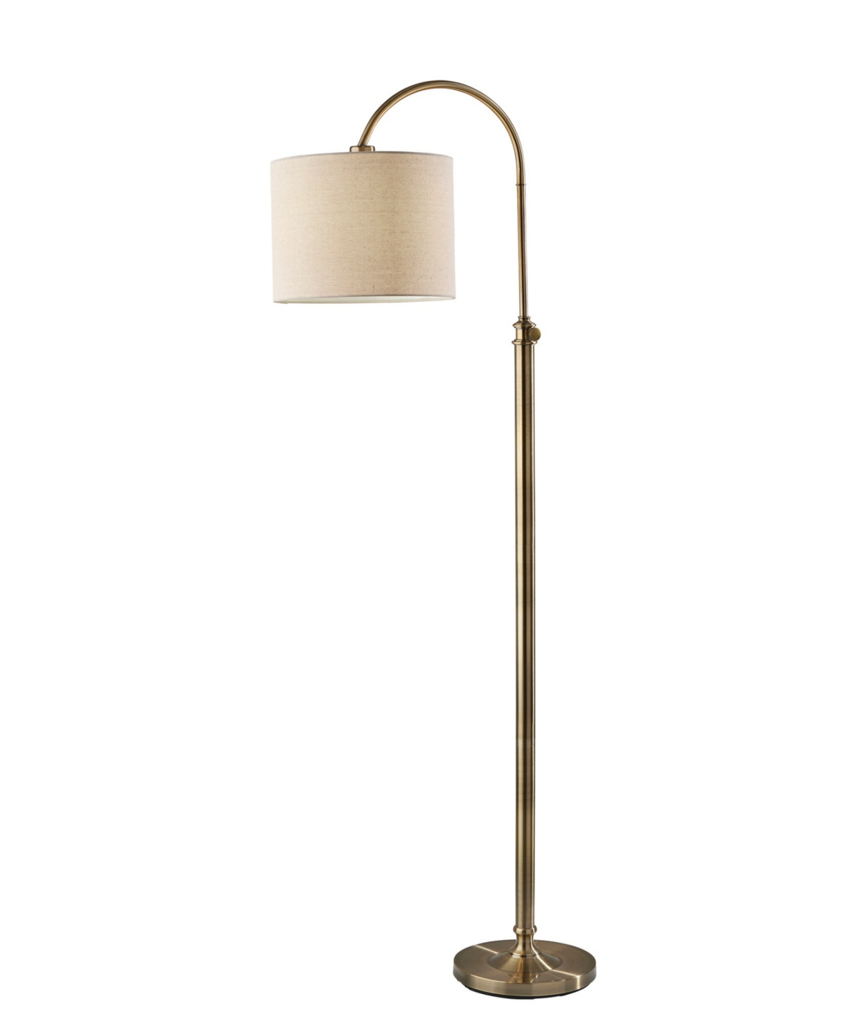Click here for Adesso 58 - 68 Barton Task Floor Lamp - Antique-Li... prices