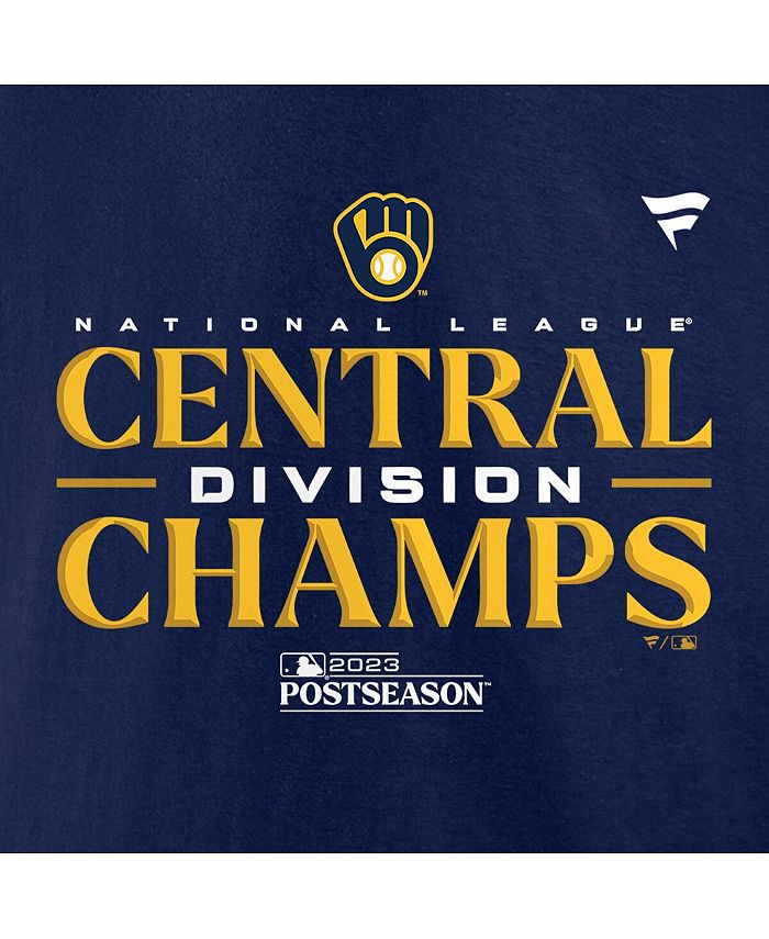 Fanatics Men's Navy Milwaukee Brewers 2023 NL Central Division ...