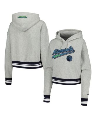 Women's Pro Standard Heather Gray Minnesota Timberwolves Script Tail ...