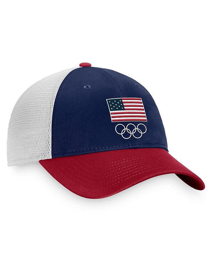 Fanatics Men's Navy, White Team USA Adjustable Hat - Macy's